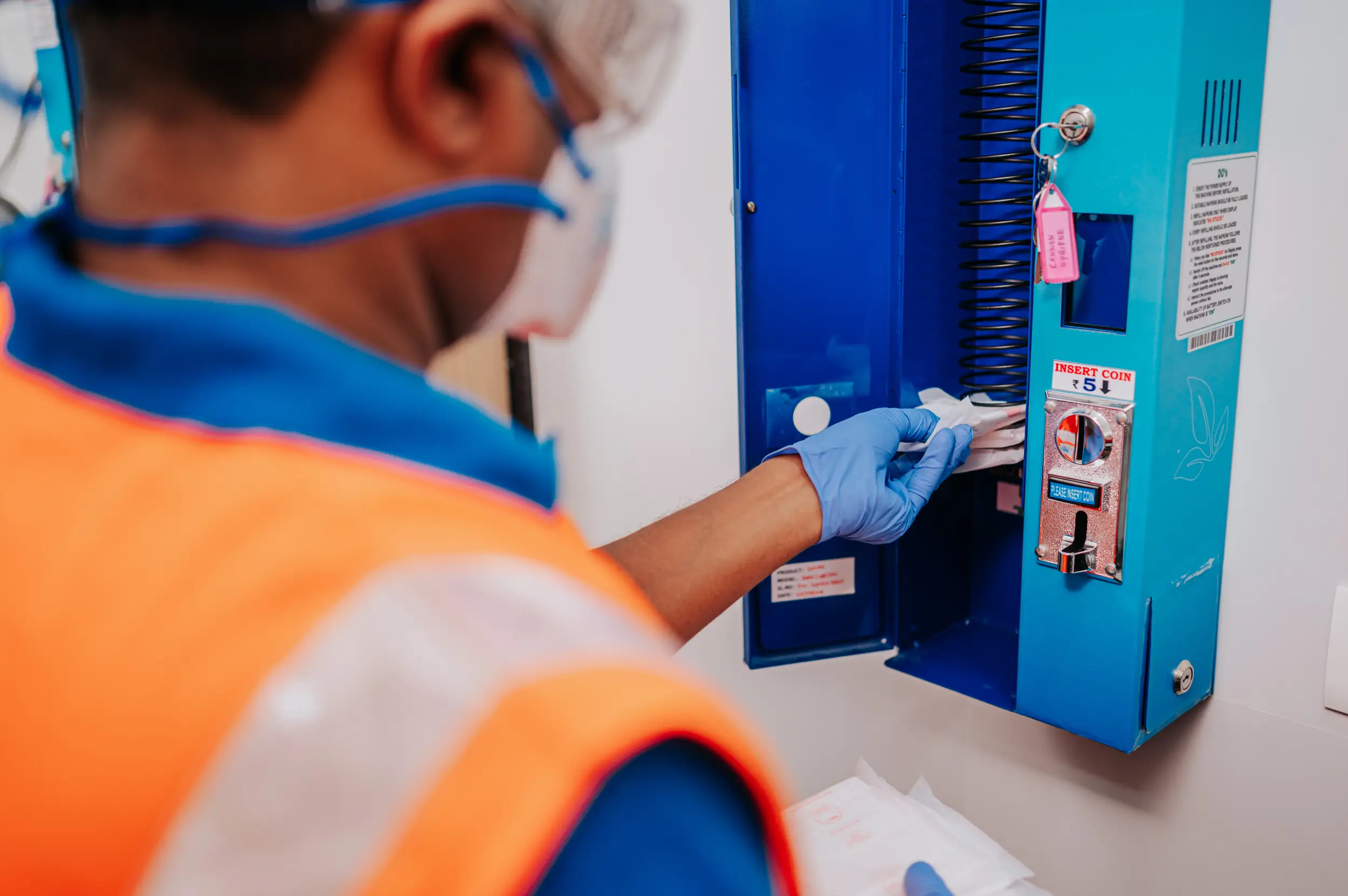 Sanitary Pad Vending Machines at the workplace | Initial Hygiene India